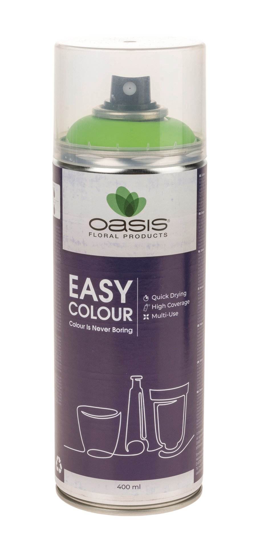 OASIS® EASY COLOUR Metallic Spray | hellgrün | 210041